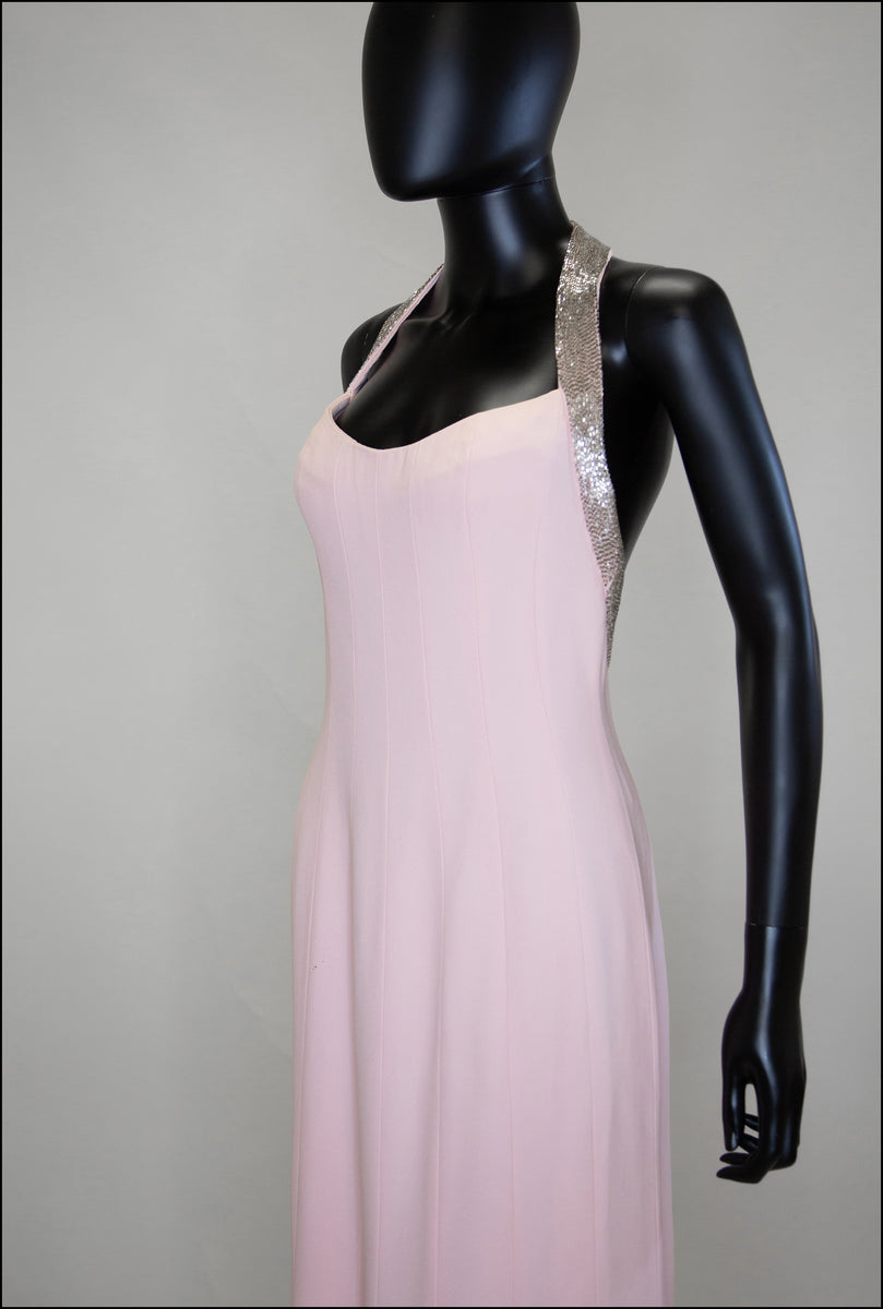 Vintage 1990s Bruce Oldfield Pink Silk Couture Gown – ALEXANDRAKING