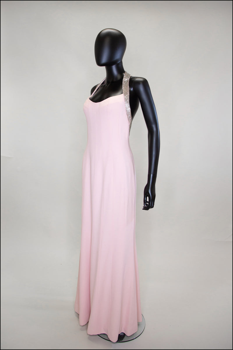 Vintage 1990s Bruce Oldfield Pink Silk Couture Gown – ALEXANDRAKING