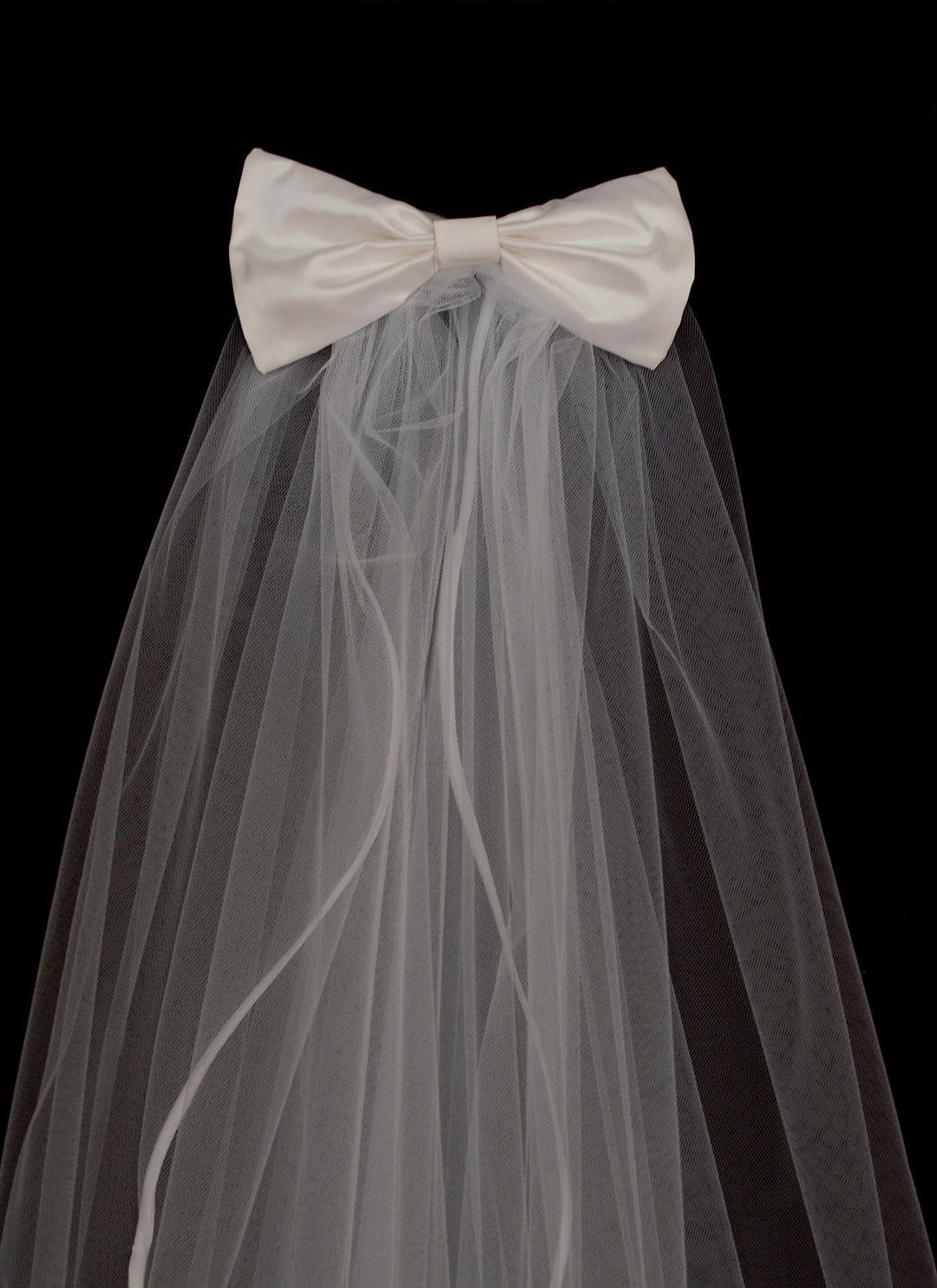 Veil - Bespoke Satin Edged waterfall Wedding Veil – ALEXANDRAKING