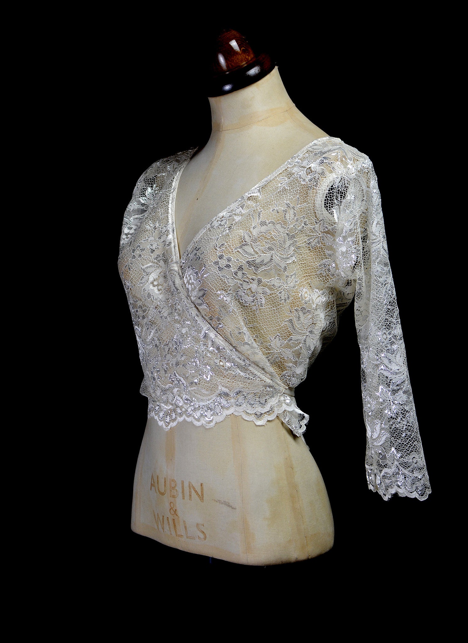 Babette - Silver Lace Ballet Top – ALEXANDRAKING