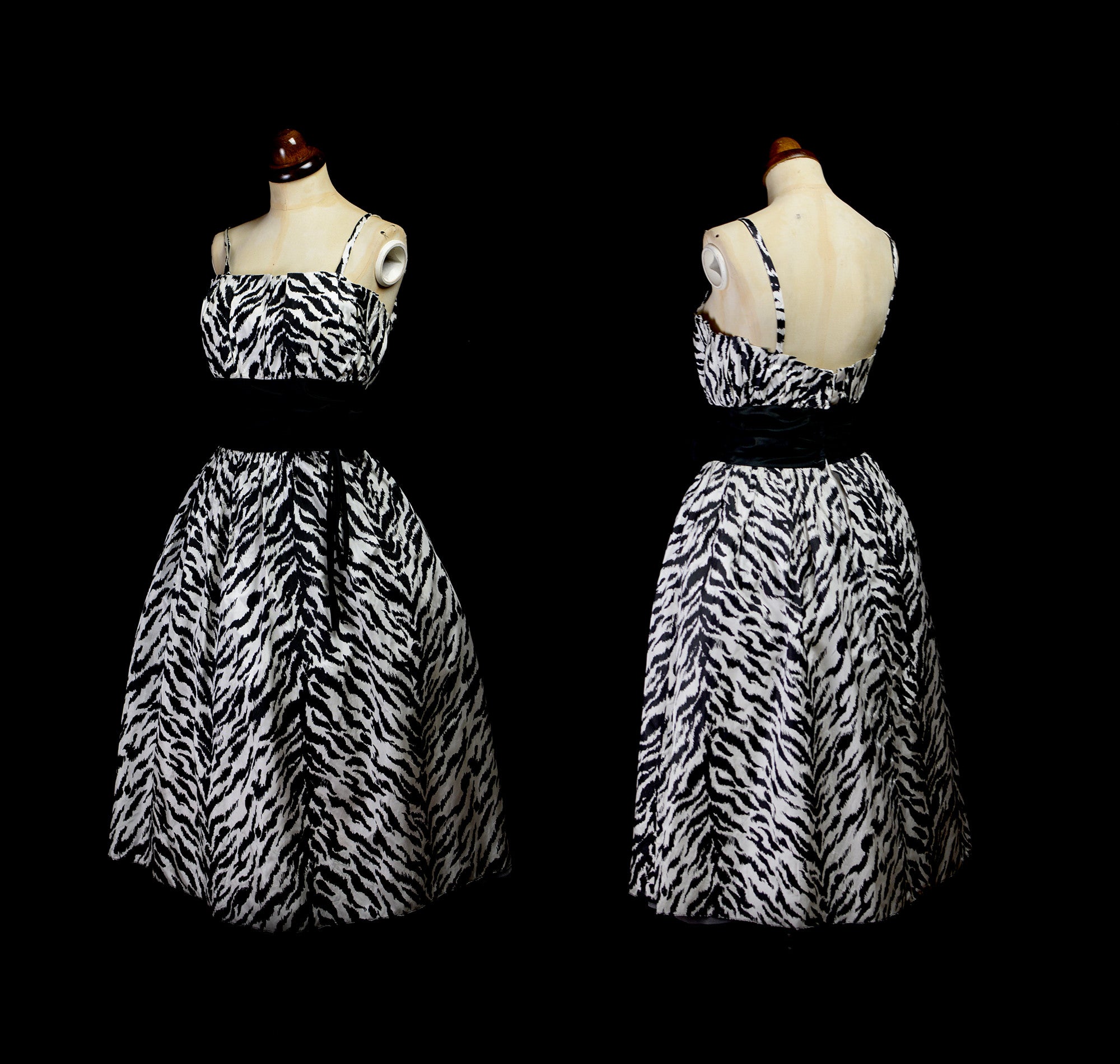 Vintage 1980s Tiger Print Cocktail Dress – ALEXANDRAKING